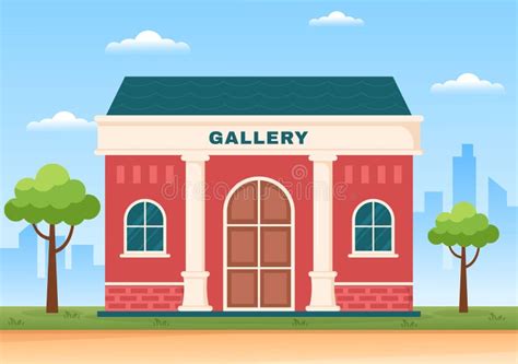 Galería De Arte Sobre El Museo De Exposición De Visitantes Que Ven