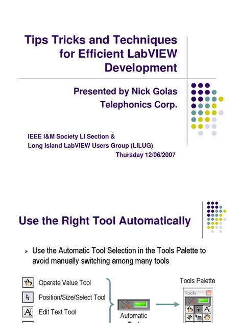 tips labview development pdf
