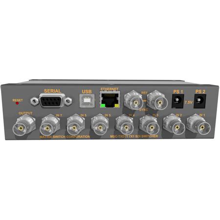Matrix Switch MSC TXD L Input Output G SDI Video Router With Button Panel