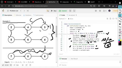 Add Two Numbers Leetcode 2 Python Bangla Youtube
