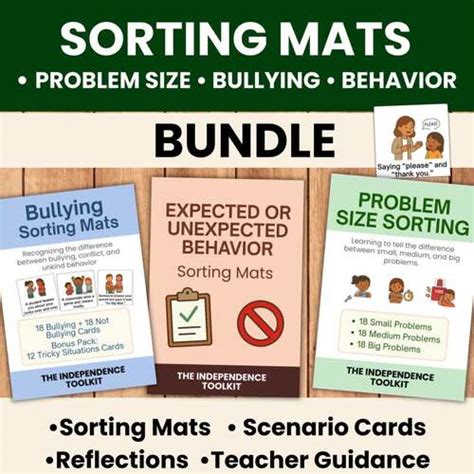 Problem Solving And Bullying Sel Bundle Problem Size Behavior