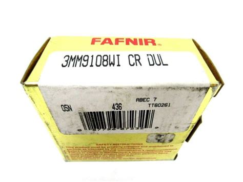 NEW FAFNIR 3MM9108WI CR DUL SUPER PRECISION BEARING SET 3MM9108WICRDUL