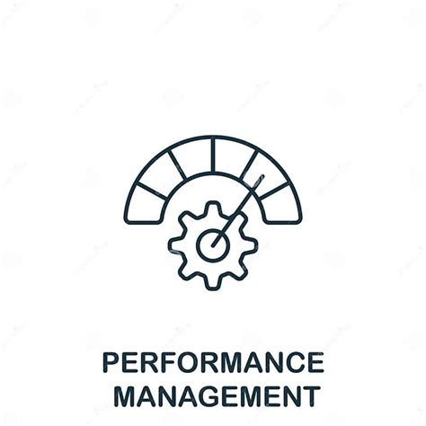 Performance Management Icon Monochrome Simple Talent Development Icon