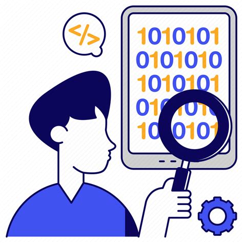 Search Binary Data Find Code Analysis Exploration Icon Download On Iconfinder