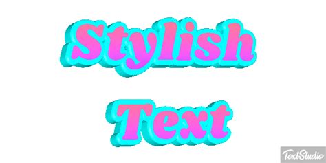 Stylish Text Font Animated  Logo Designs
