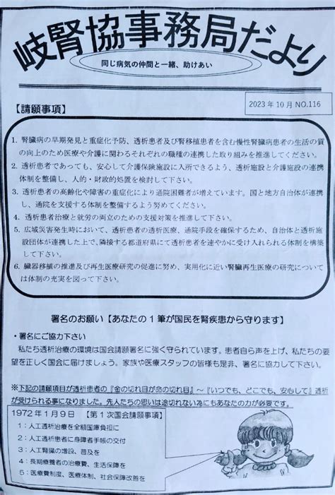 署名活動 桜の日記