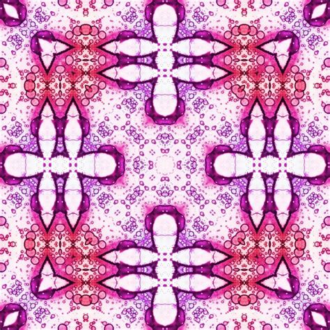 Premium Photo Seamless Abstract Pattern And Texture Symmetrical Pattern Of Watercolors And Bubbles