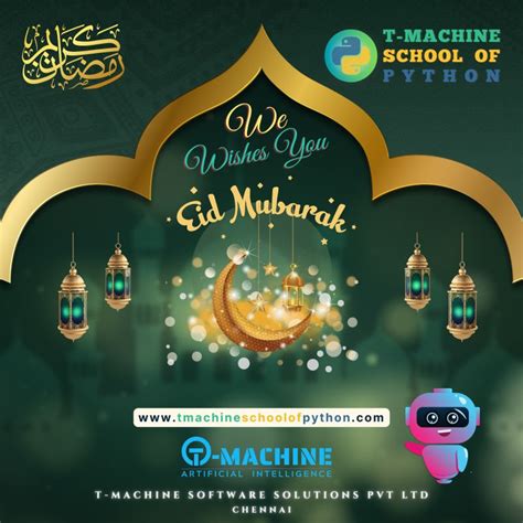 T Machine School Of Python On Linkedin Our School Of Python Wishes A Happy Ramzan To All The