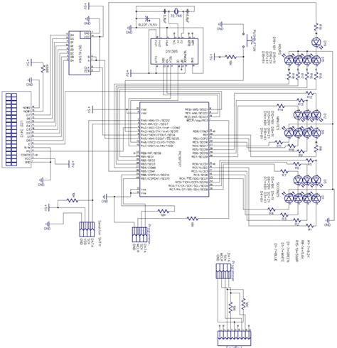 Digital And Binary Clock With Thermometer And Hygrometer Electronics Lab