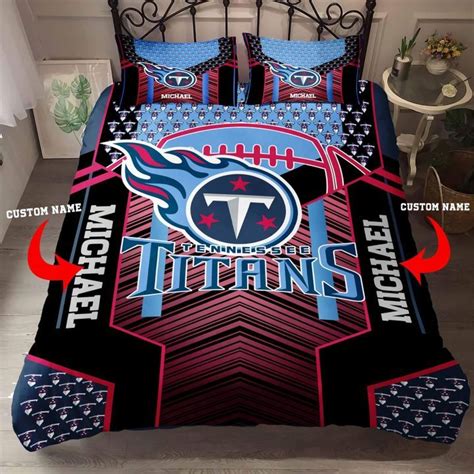 Tennessee Titans Nfl Football 23 Personalized Custom Bedding Sets King