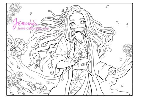 Demon Slayer Desenho Para Colorir