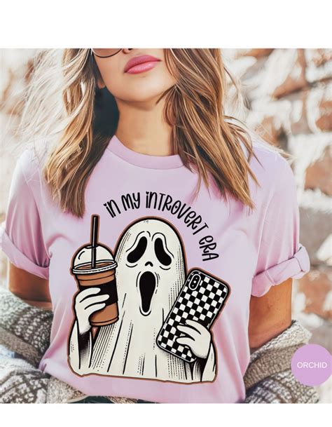 Ghostly Introvert Era Tee Oopsie Daisy Crafts