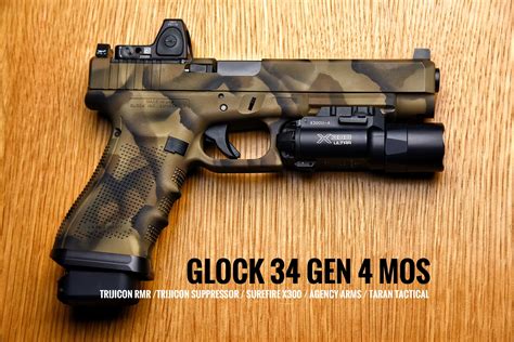 Glock 34 Gen 4 Mos Custom Camo Decked Out With Components From