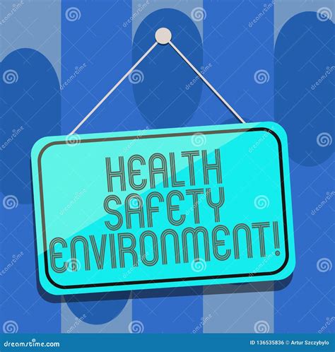 Handwriting Text Health Safety Environment Concept Meaning