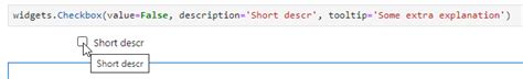 custom tooltip on checkboxes · issue 3440 · jupyter widgets ipywidgets