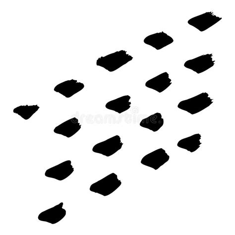 Set Hand Drawn Spots And Brush Strokes Doodle Stains Brush Strokes