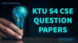 Ktu S Cse Question Papers