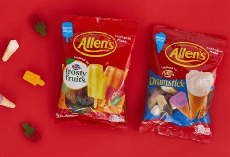 Allens Relaunches Favourite Frosty Fruits And Drumstick Lollies