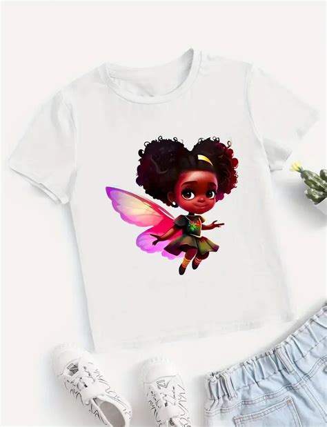 Camiseta Estampado Dibujos Animados Angel Temu Mexico