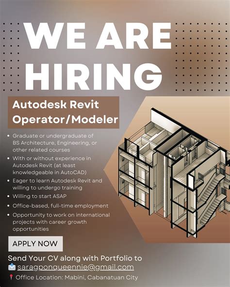 Autodesk Revit User Group Philippines Hiring Revit Architecture Open For Entry Level Facebook