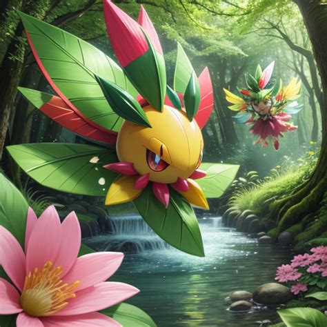 Pokemon Lilligant And Leavanny