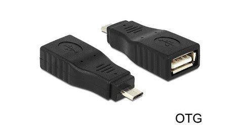 Delock Adapter Usb Micro B Male Usb 20 Female Otg Full Covered 65549