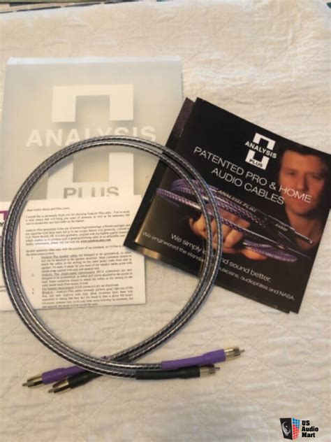 Analysis Plus Solo Crystal Oval Rca Interconnects 1 Or 2 Pair For Sale