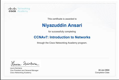 niyazuddin ansari on linkedin networking certification itskills