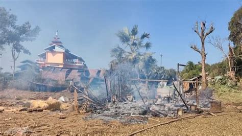 မြိုင်မြို့နယ်တွင် Pdf တပ်ဖွဲ့ဝင်၏ မင်္ဂလာဆောင်ကို စစ်တပ်က ဗုံးကြဲ