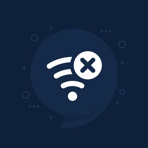 No Wi Fi Connection Icon For Web Vector Art At Vecteezy