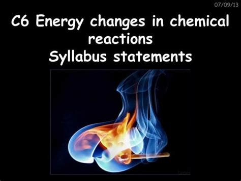 Combined Sci C6 Syllabus Ppt Chemistry Science