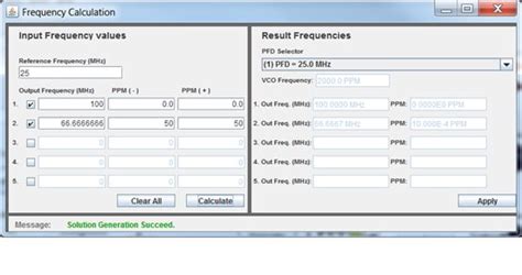 Cdce62005 Outputting 66667mhz From 25mhz Xtal Input As On The C6678