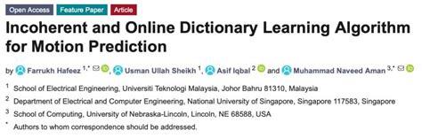 Muhammad Naveed Aman On Linkedin Motionprediction Dictionarylearning Prediction Trajectory