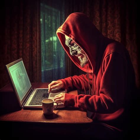 Premium Ai Image Online Hacker Hacking Computer Anonymous Cyberpunk