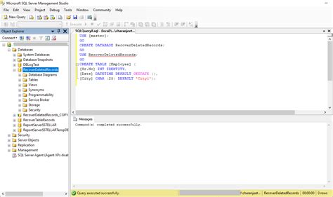 How To Recover Deleted Table Records In Sql Server