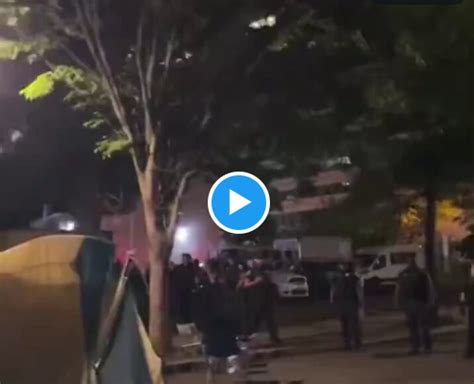 Dc Police Conducted A Surprise Raid On The Gwu Gaza Camp At 3am This