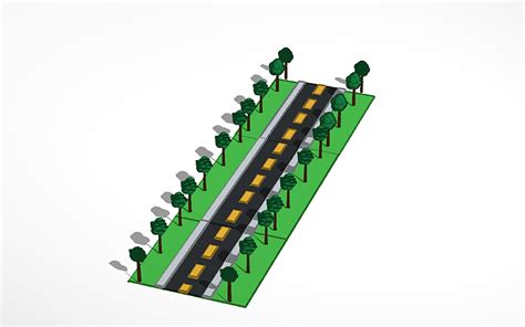 3d Design Road Way Tinkercad