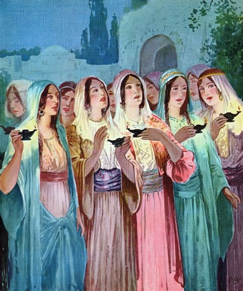 Praises And Prayers Ten Virgins Awaiting The Bridegroom The Parable