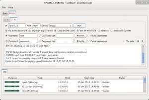 Network Infrastructure Pentesting Tool SPARTA CYBERPUNK