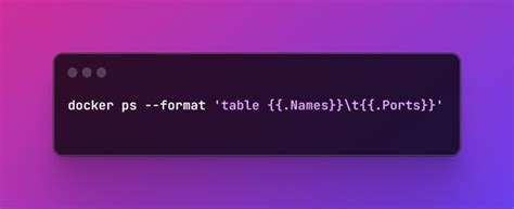 Docker Ps Con Formato Dev Community
