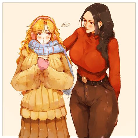 Nami And Nico Robin One Piece Drawn By Bon Drawr Danbooru