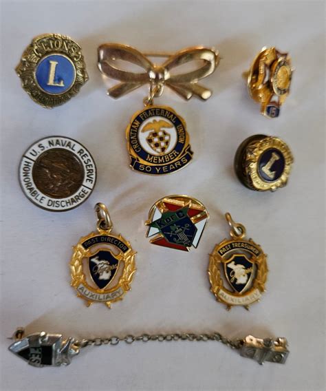 Vintage Pins Vintage Lions Pins Vintage Koc Pins Vintage Jaycees