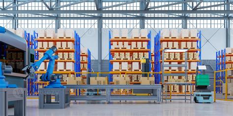 Agv Robots Efficiently Sorting Hundreds Of Parcels Per Hour 4527517