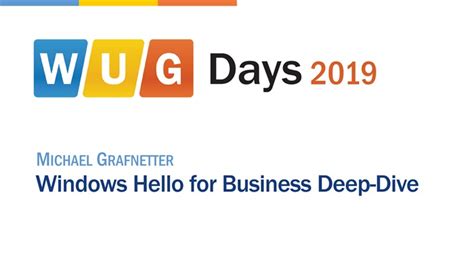 Video Windows Hello For Business Deep Dive DSInternals