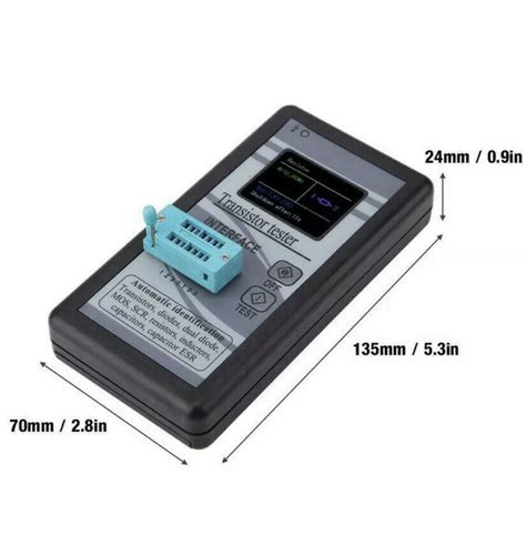 M328 Digital Component Transistor Tester Diode Triode Capacitance Esr