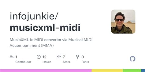 Github Infojunkiemusicxml Midi Musicxml To Midi Converter Via