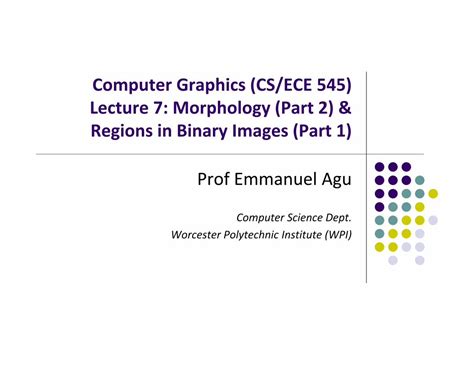 pdf computer cs ece 545 part regions in binary …computer graphics cs ece 545 lecture 7