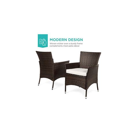 Best Choice Products 5 Piece Indoor Outdoor Wicker Patio Dining