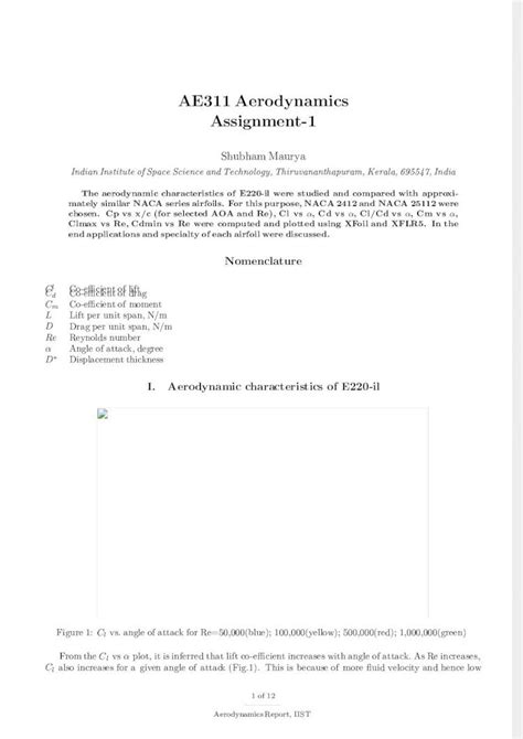 pdf e220 il airfoil theoretical analysis dokumen tips