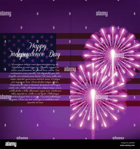 Fourth Of July Independence Day Greeting Card Stock Vector Image And Art